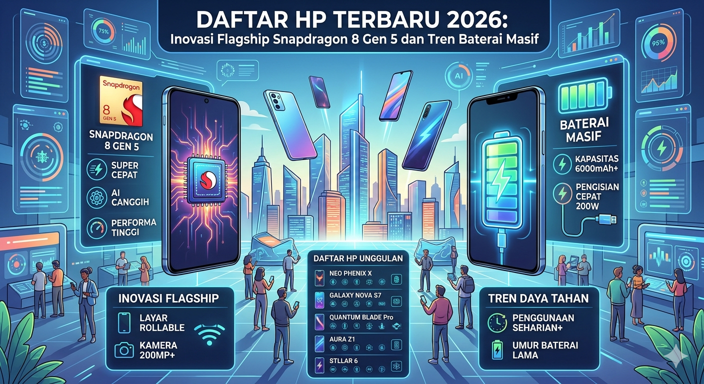 Daftar HP Terbaru 2026: Inovasi Flagship Snapdragon 8 Gen 5 dan Tren ...